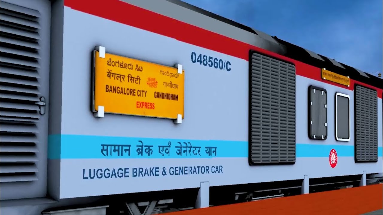 16506 SBC-GIMB Gandhidham Exp Departing from HUBBALLI | MSTS | - YouTube