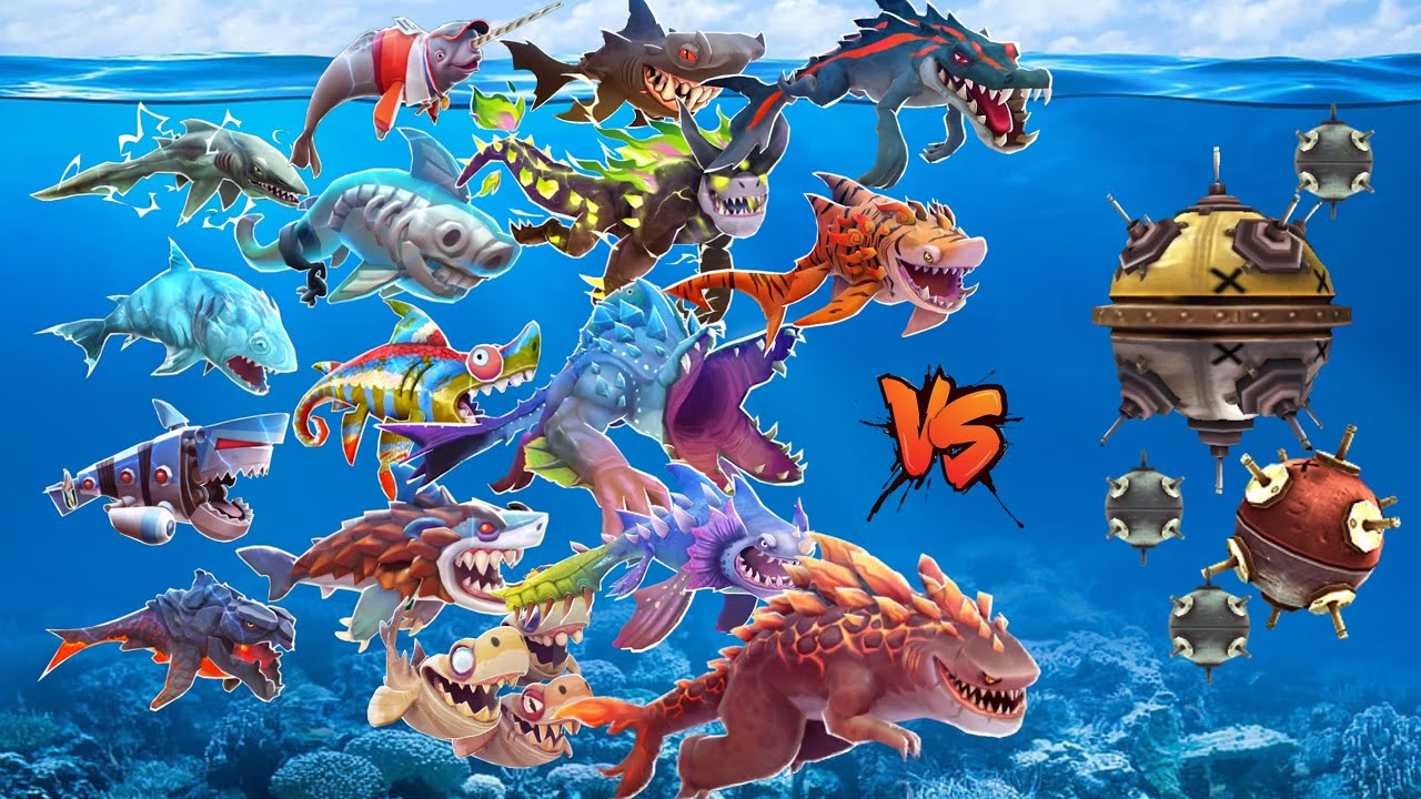 EVOLUTION SHARK & SPESIAL HUNGRY SHARK EVOLUTION VS ULTRA MINE HUNGRY ...