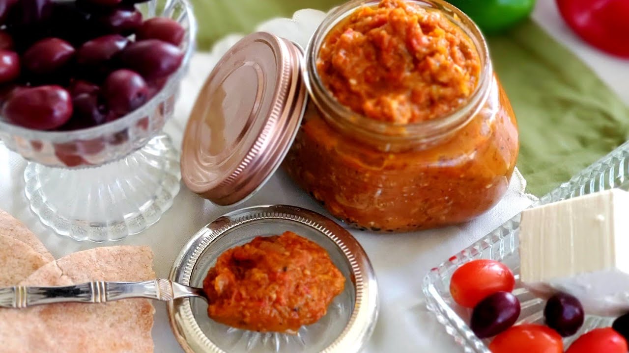 AJVAR /EGGPLANT/RED PEPPER /SPREAD/DIP/CAVIAR - By Ani (Eggplant Spread ...