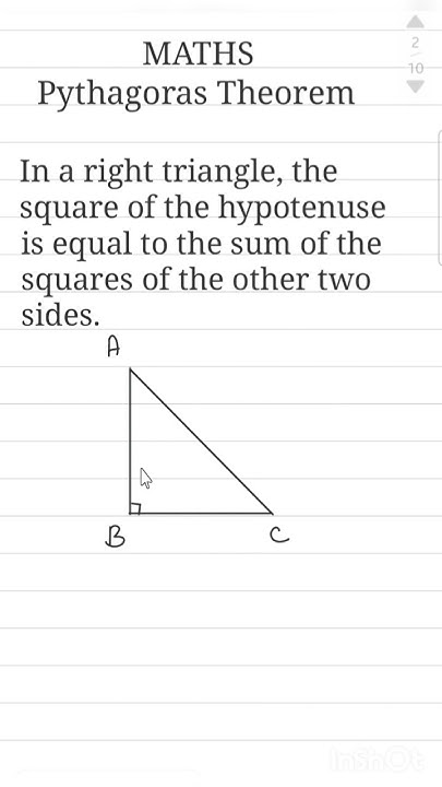 Pythagorastheorem Shorts Maths Maths Easyway Youtube