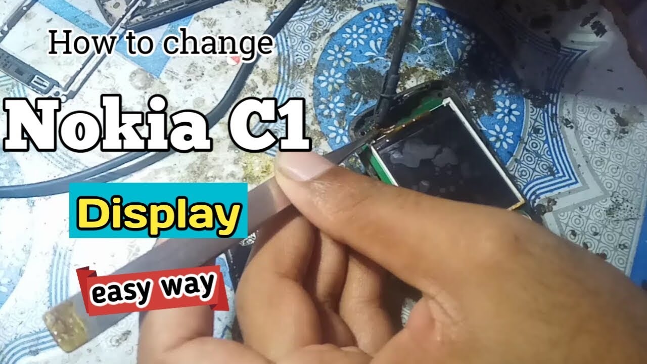Nokia C1 display replacement || nokia c1-01 display change || sonu ...