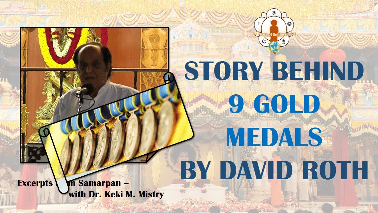 Story Behind "9 Gold Medals" by David Roth | Dr. Keki M. Mistry ...