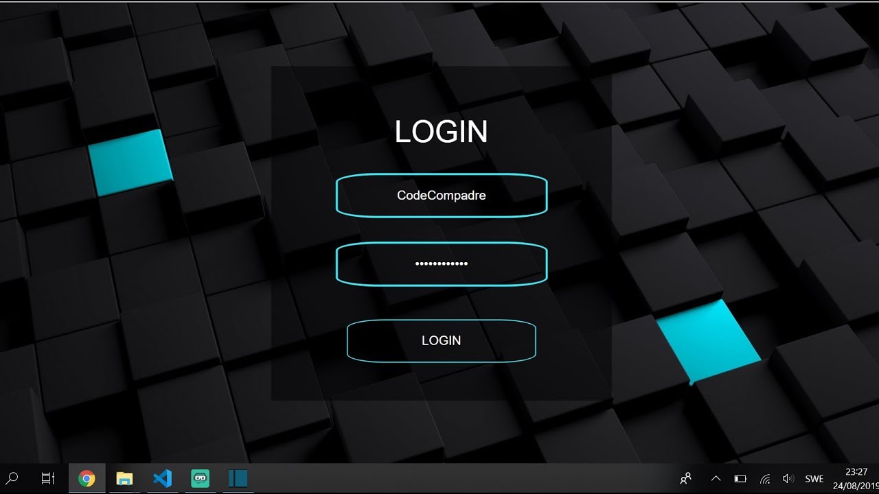 Create A Perfect Login Form In 15 Minutes Using HTML & CSS - YouTube