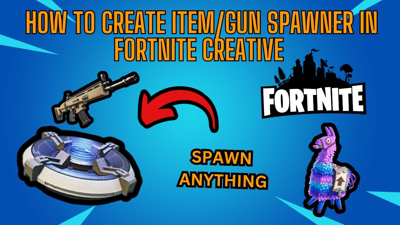How to Create Item/Gun Spawner in Fortnite Creative | Full Guide (2025 ...