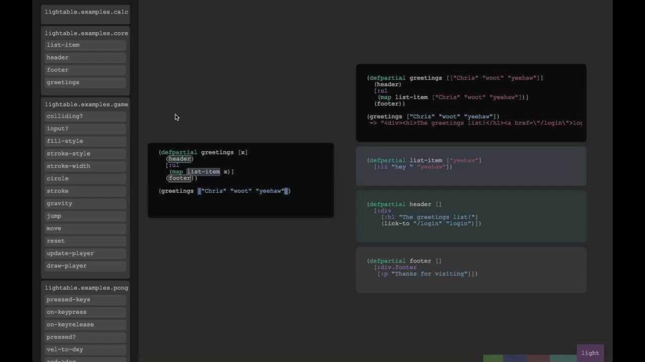 Light Table - a new IDE - YouTube