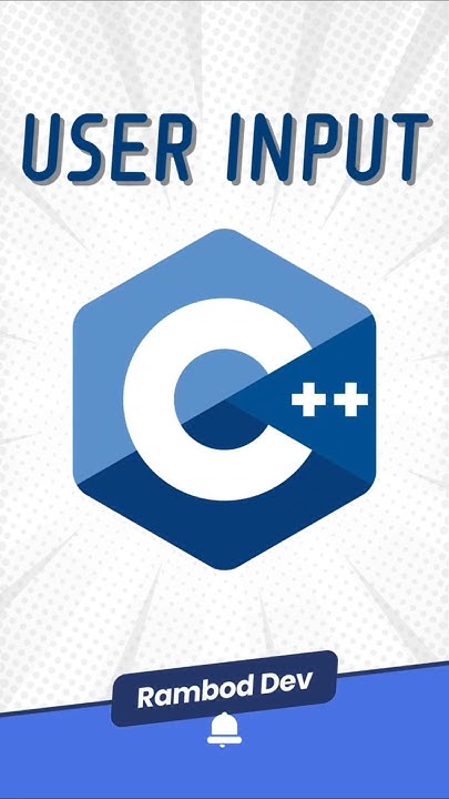 C++ User Input Learn cin in Seconds - YouTube