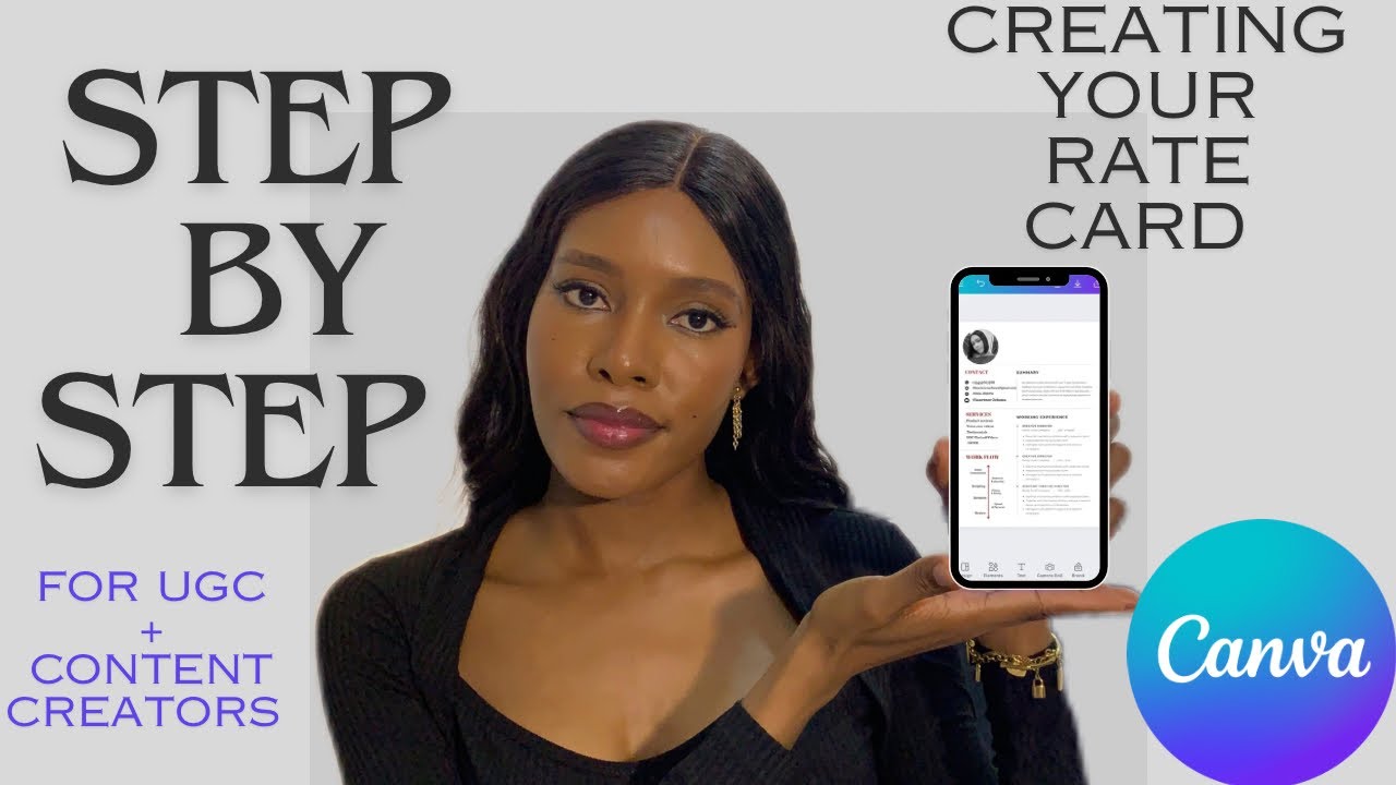 HOW TO CREATE YOUR RATE CARD FOR UGC AND CONTENT CREATORS #ratecard # ...
