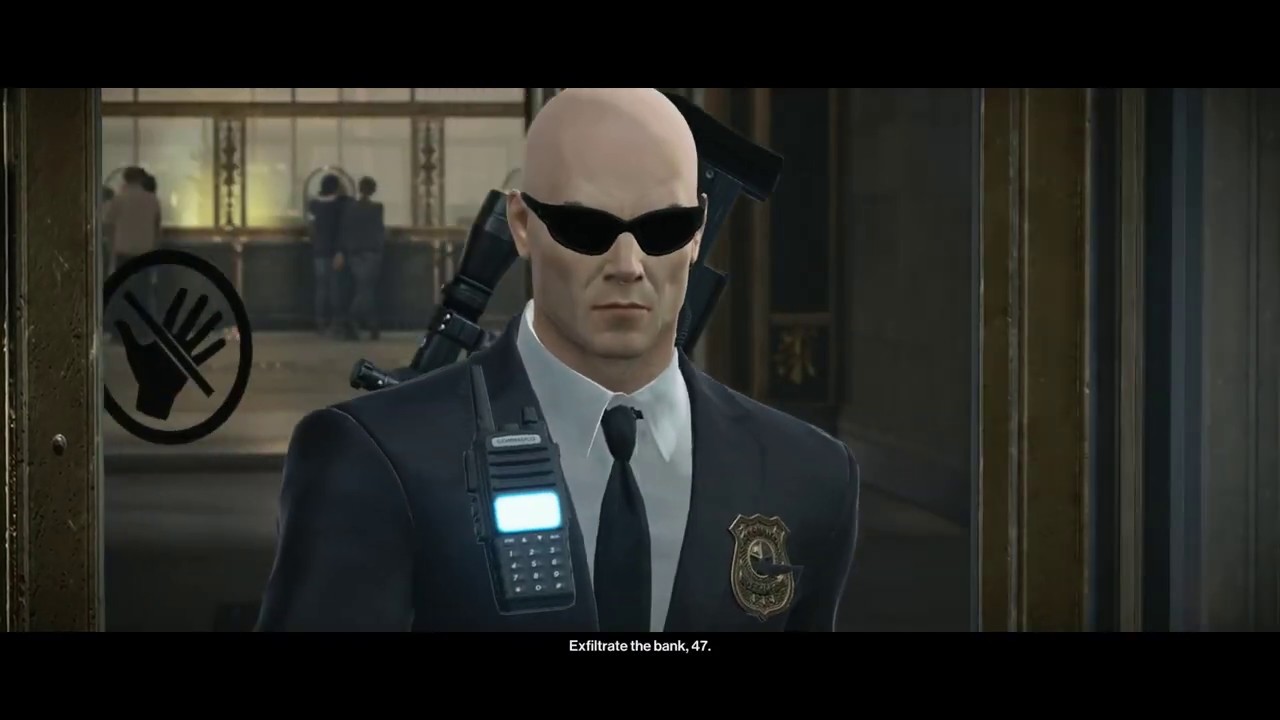 HITMAN 2 - An Easy PRO Sniper Assassin/SA Solution for The Bank - YouTube