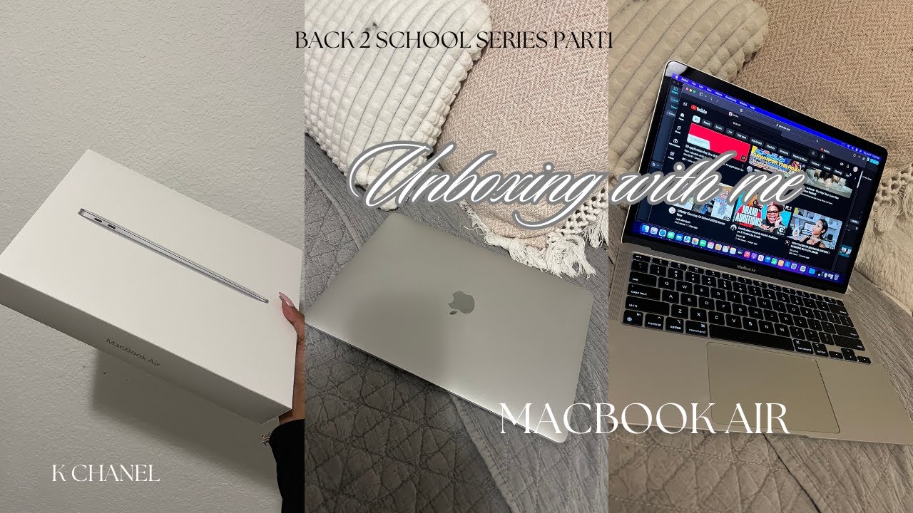 Unboxing 2020 MacBook Air | Back 2 School 2023 - YouTube