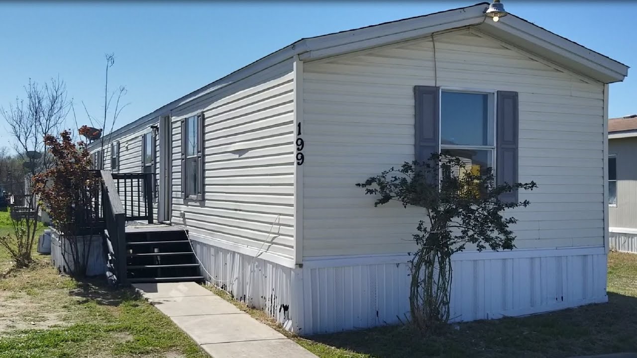 3 Bed 2 Bath Singlewide Mobile Home in San Antonio, TX. - YouTube