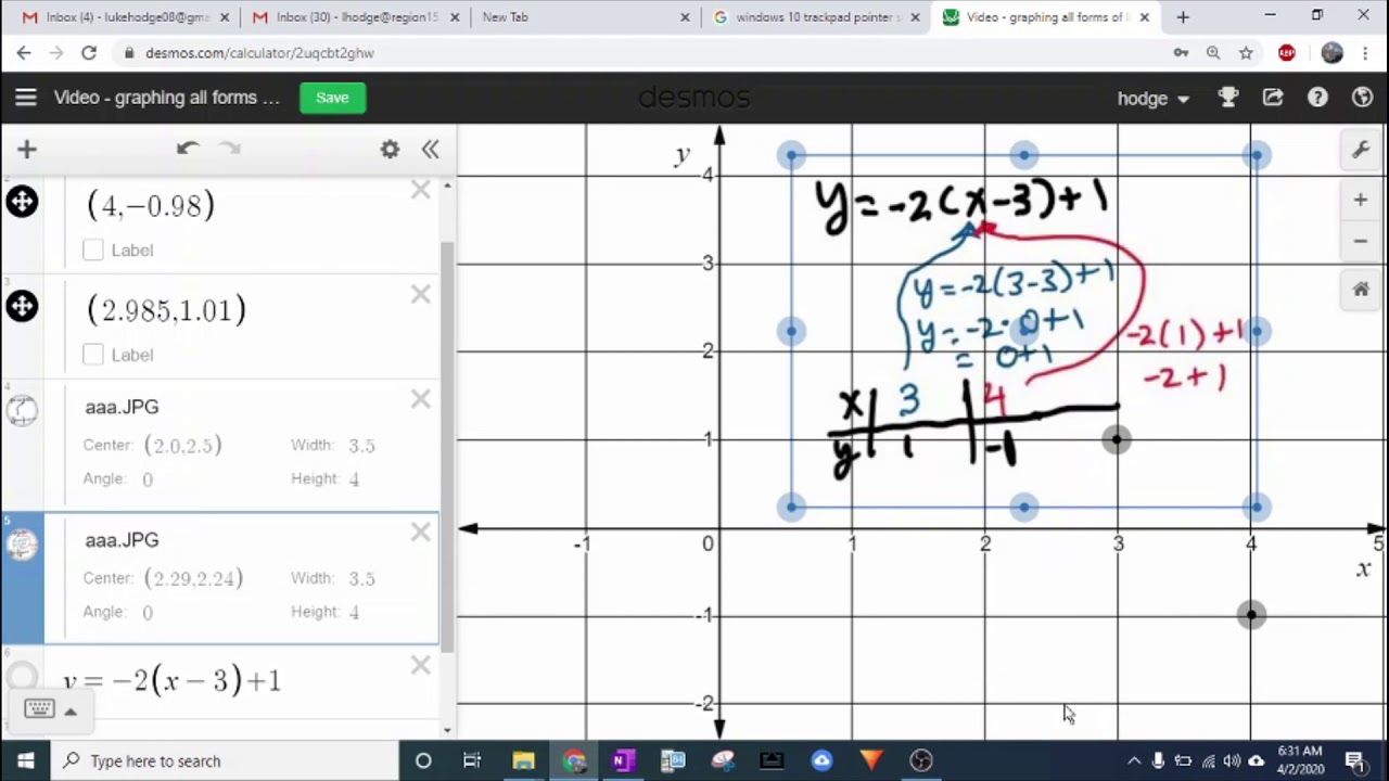 graphing lines all forms - YouTube