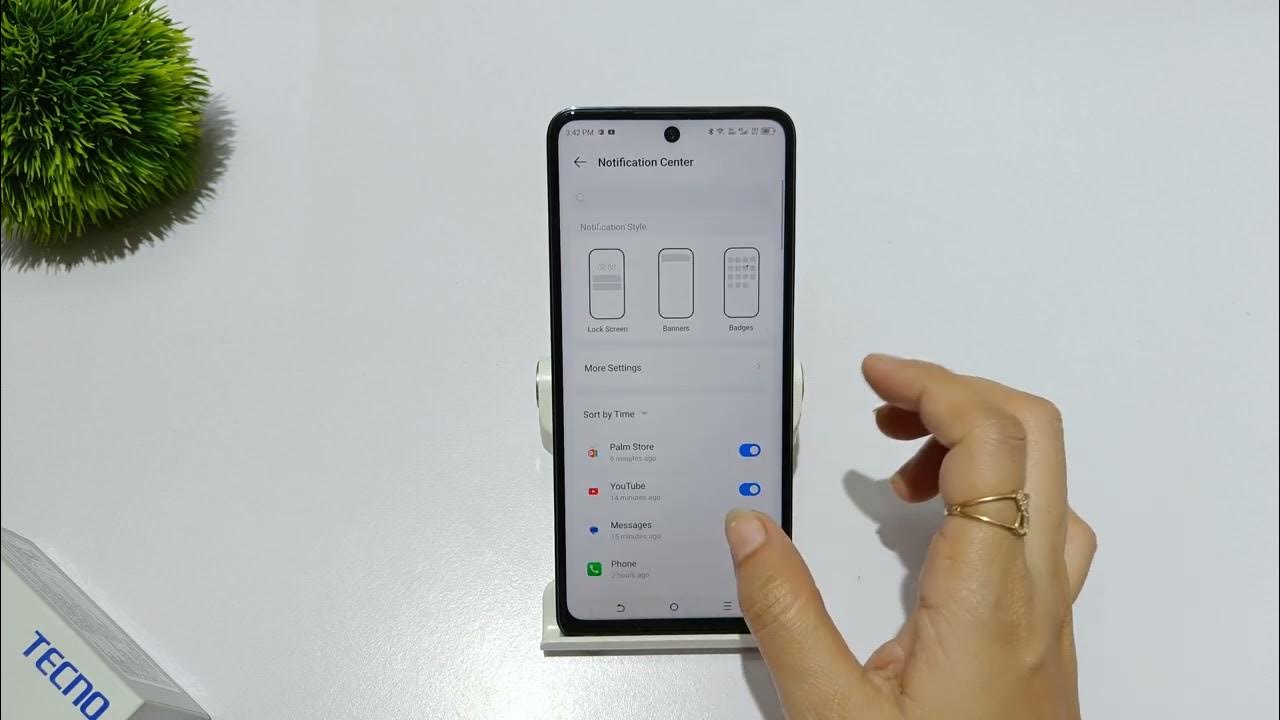 how to turn off notifications in tecno camon 20 pro | tecno camon 20 me notification kaise band ...