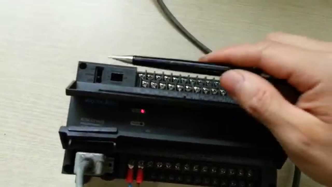 LS산전 MASTER-K PLC K80S PROGRAM DOWNLOAD 프로그램 쓰기 - YouTube