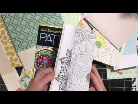 Make a journal fast - pages and folding - YouTube