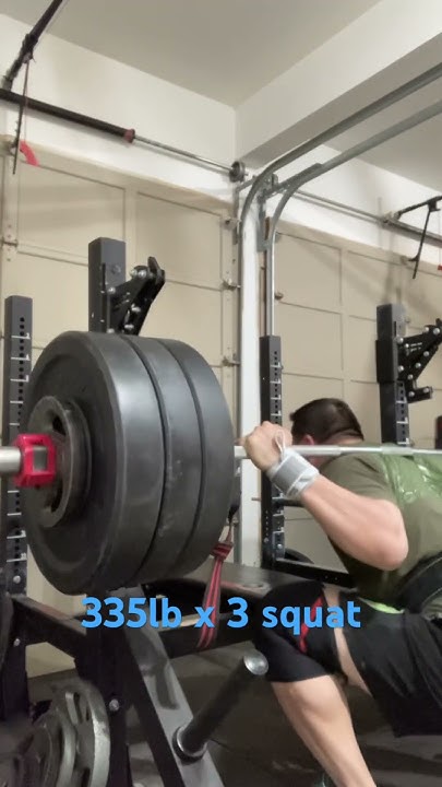 335lb x 3 squat - YouTube