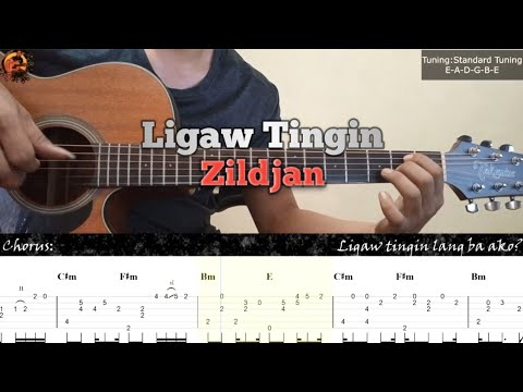 Ligaw Tingin - Zildjan | Guitar Fingerstyle Tabs + Guitar Chords ...