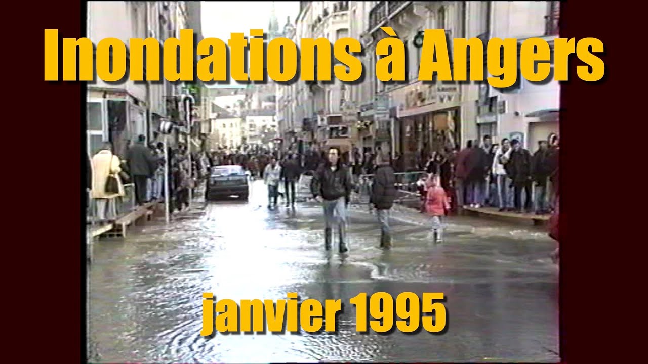 Janvier 1995 : Les inondations à Angers - YouTube