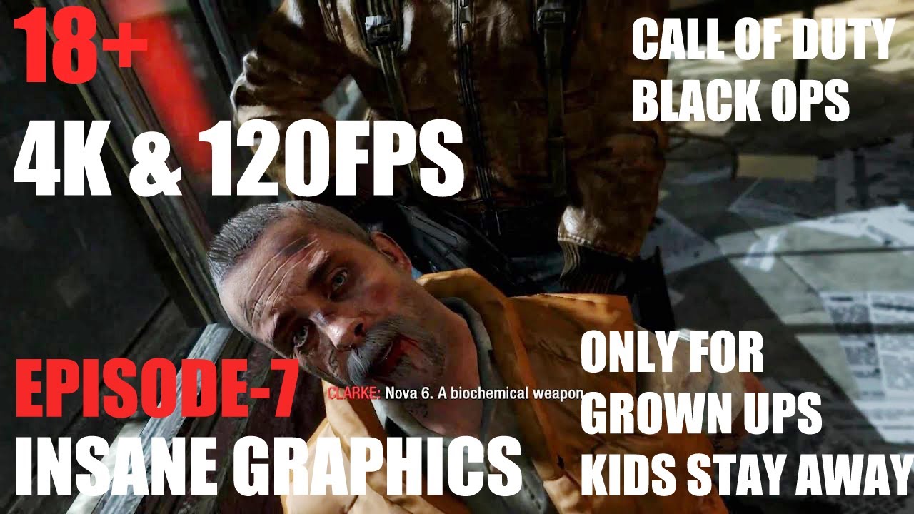 COD BLACK OPS GAMEPLAY INSANE GRAPHICS 4K AND 12O FPS | EPISODE-7 MOVIE ...