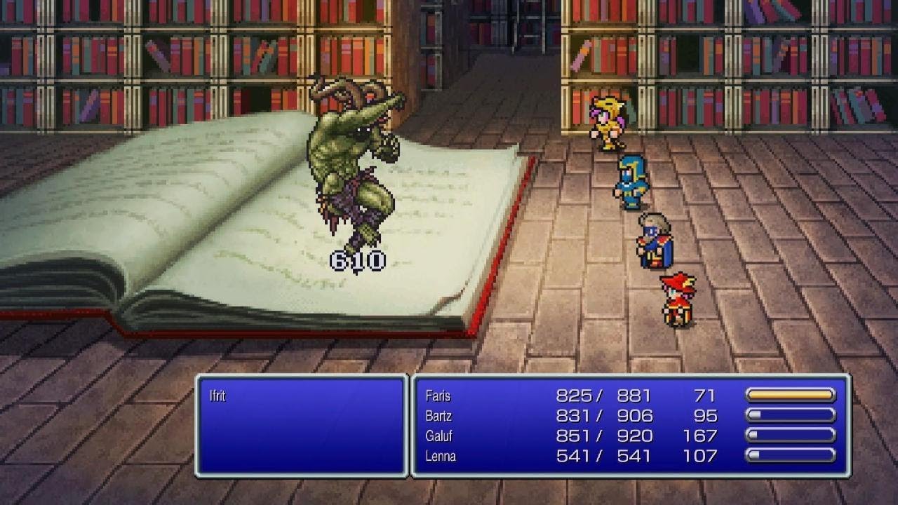 FF V Pixel Remaster Ifrit - YouTube