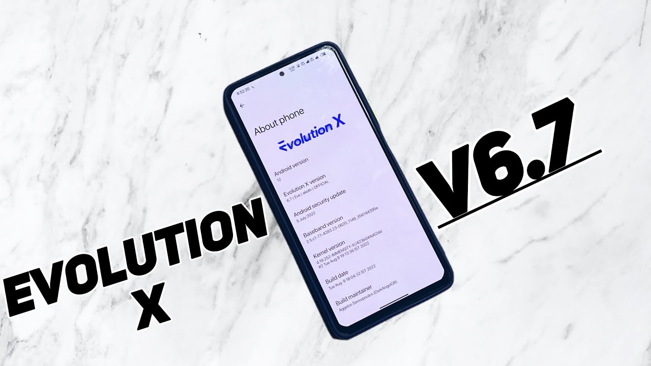 Evolution X OS V6.7 - OFFICIAL Android 12L | What's Changed ? - YouTube