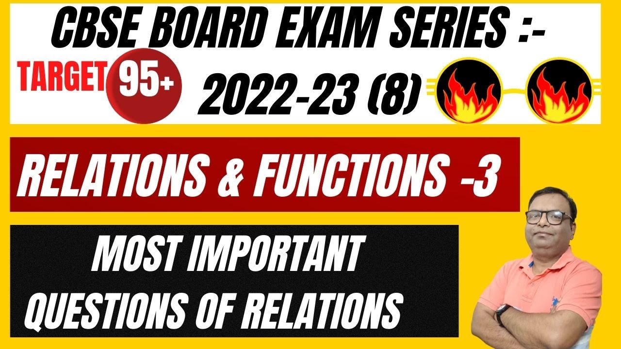 Master Relation & Functions in Class12 - Unveil the Secrets of Basic Relations! - YouTube