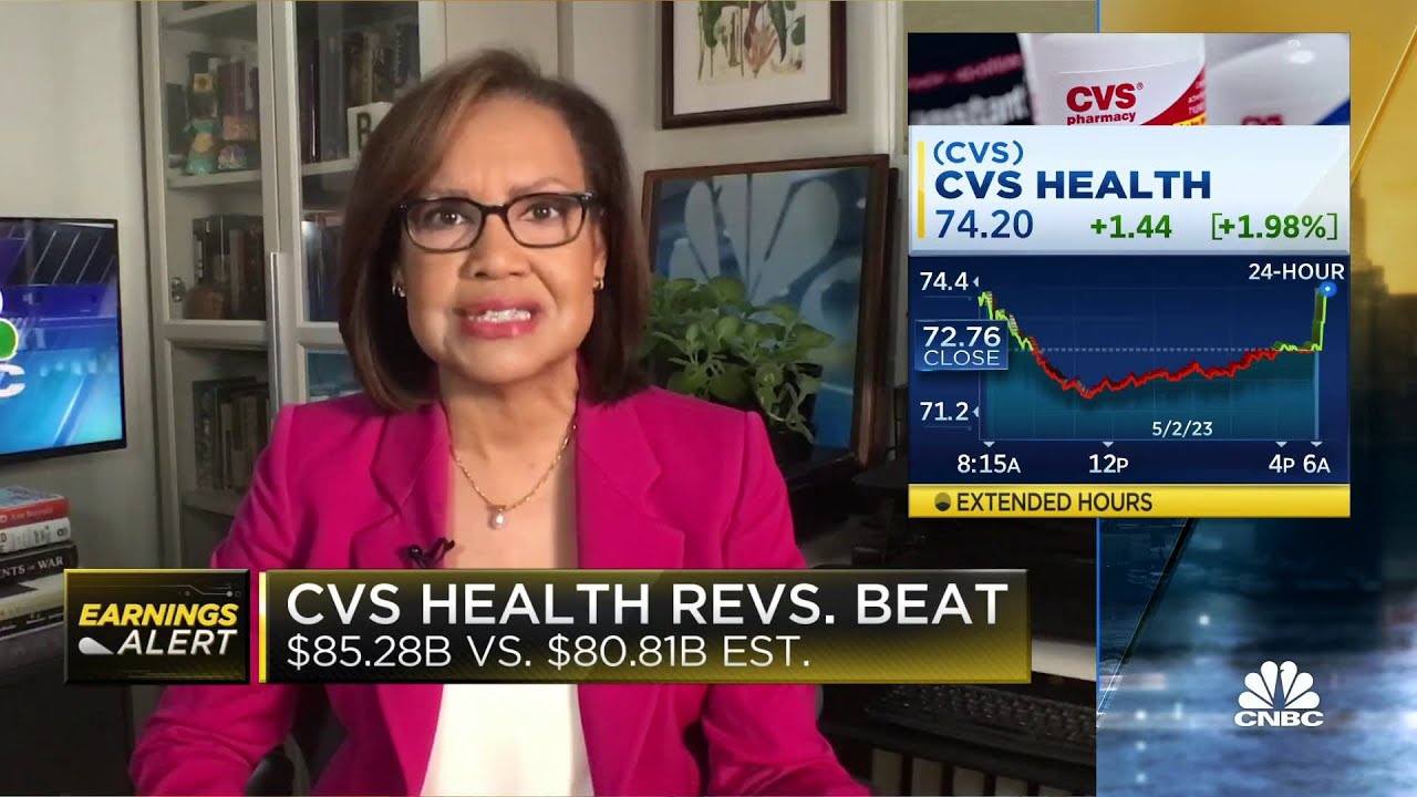 CVS Health beats on earnings and revenue, lowers 2023 profit outlook ...