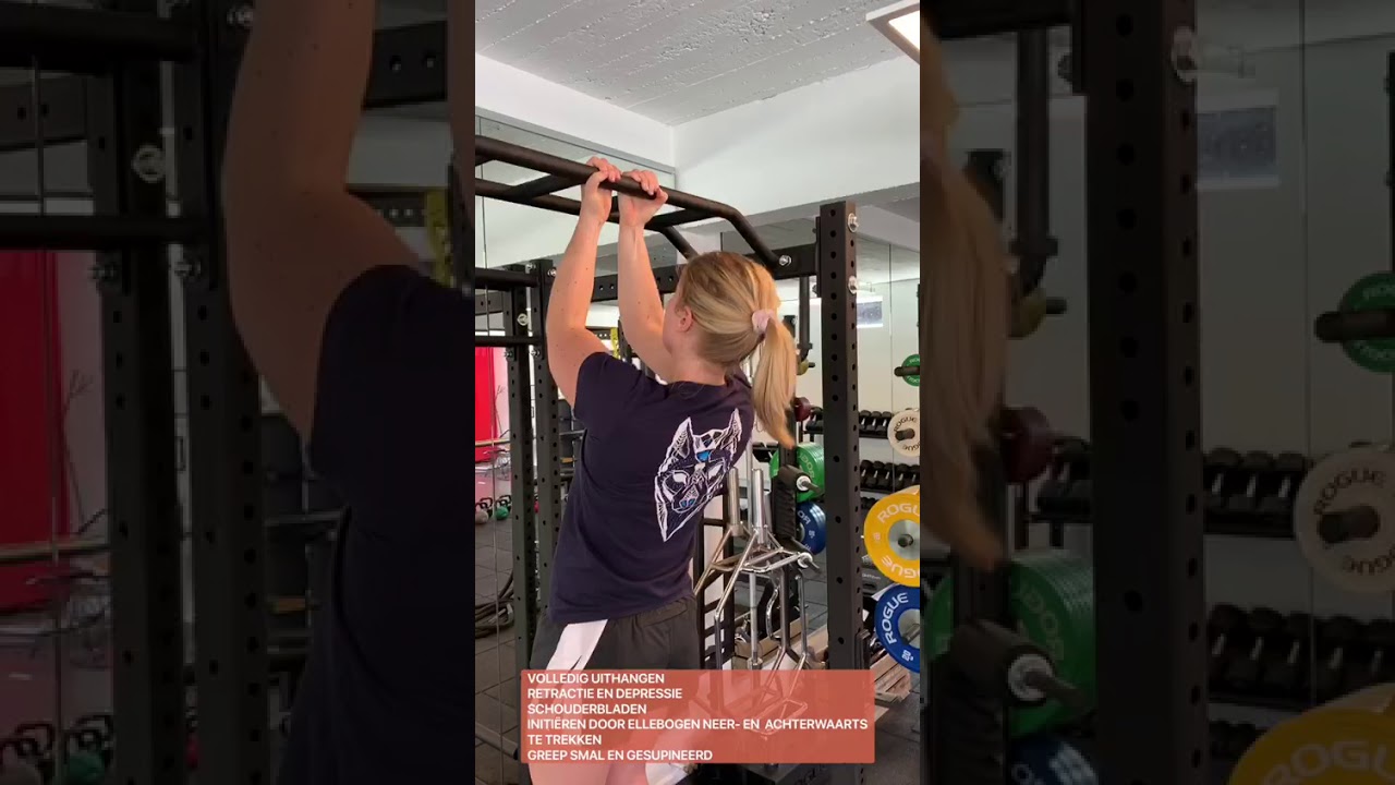 Chin-up - Close, supinated grip | EnCORE oefening demo - YouTube