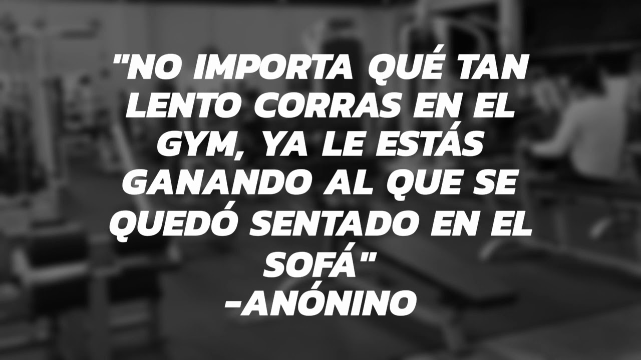 Reflexión sobre el gym - YouTube