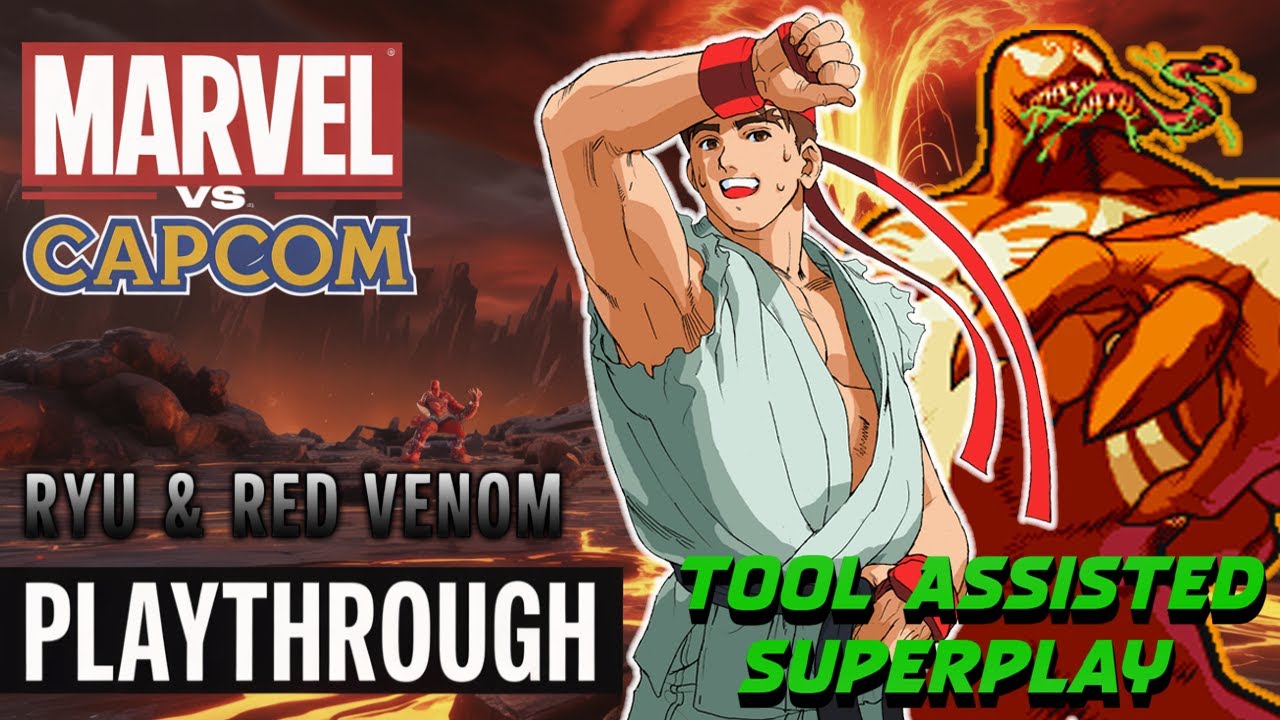 MOST BROKEN COMBINATION? RYU & RED VENOM MVC TAS - YouTube