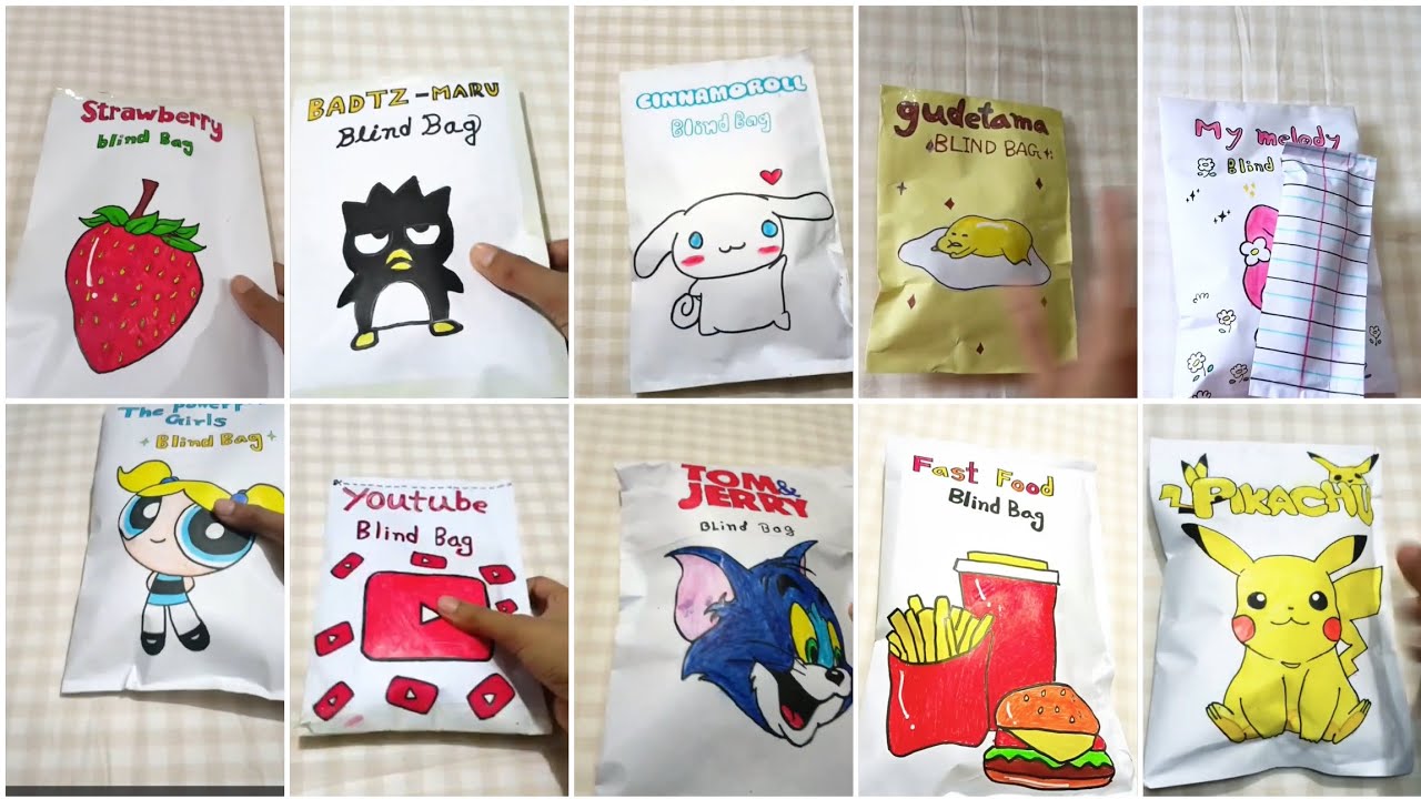February, 2024 blind bags unpacking ASMR . Satisfying and packing. No ...
