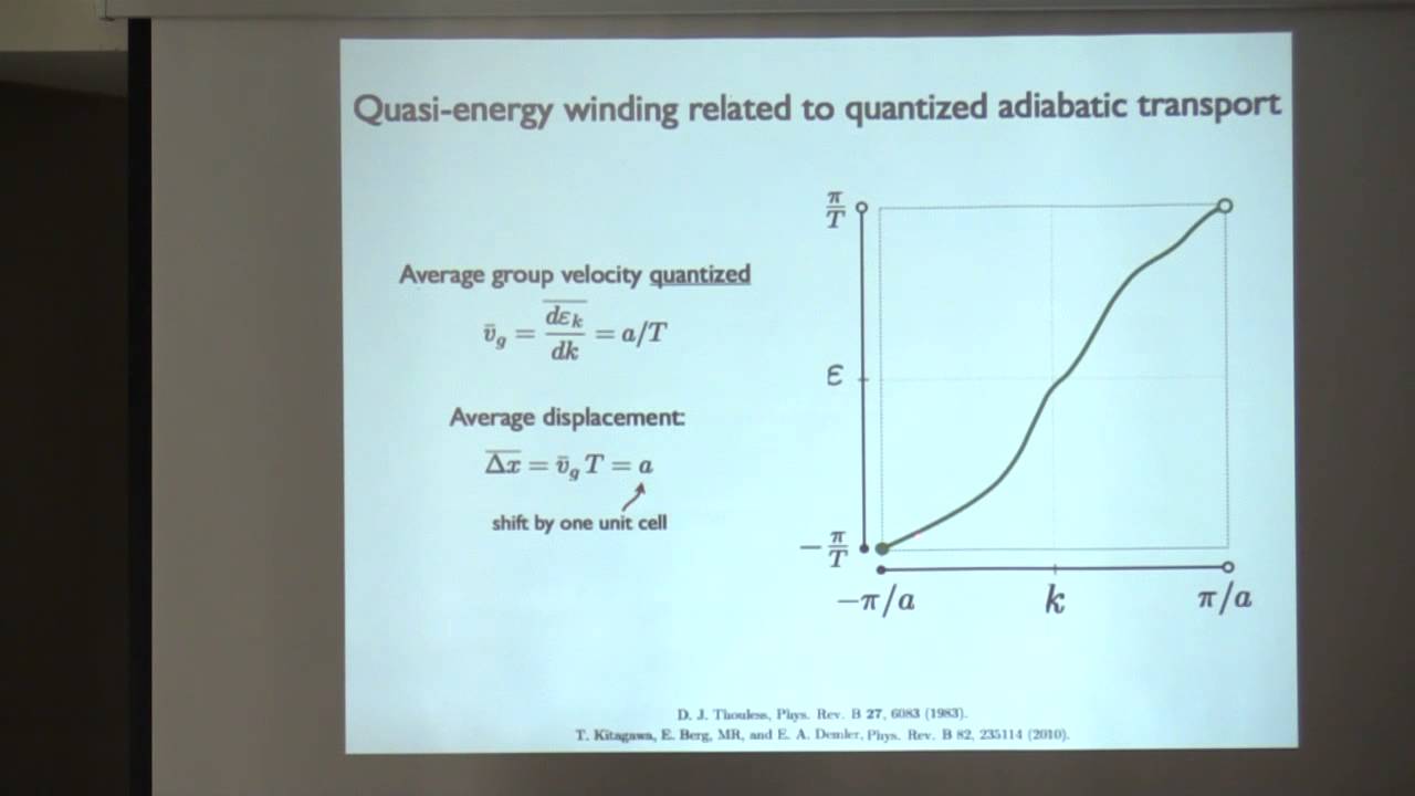 SPICE Young Leaders Workshop - Mark Rudner - Topology in periodically ...