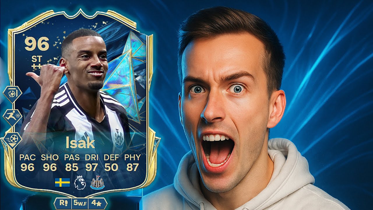 EA SPORT FC 25: ALEXANDER ISAK 96 TEAM OF THE SEASON PLAYER REVIEW ...