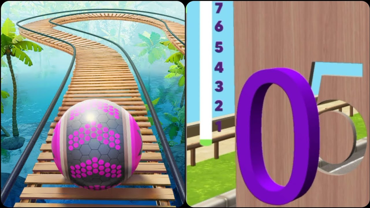 Rollance 3D 🆚 Number Man 3D New Levels Big New Update Max Walkthrough ...