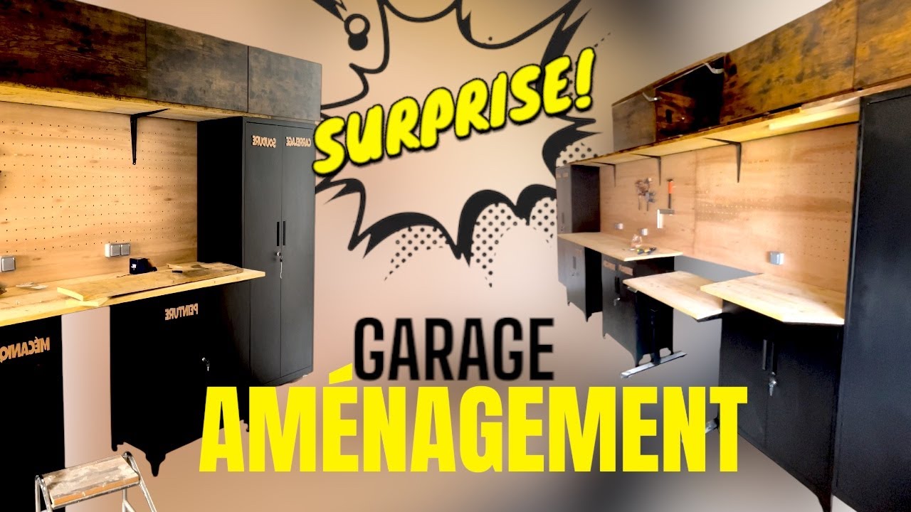 AMÉNAGEMENT DU GARAGE : Astuces pratiques & gain de place - YouTube