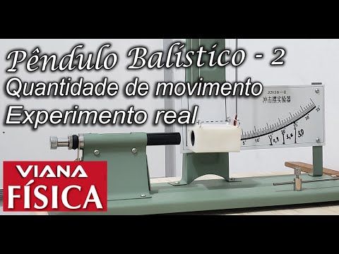 PÊNDULO BALÍSTICO -QUANTIDADE DE MOVIMENTO , EXPERIMENTO REAL - YouTube