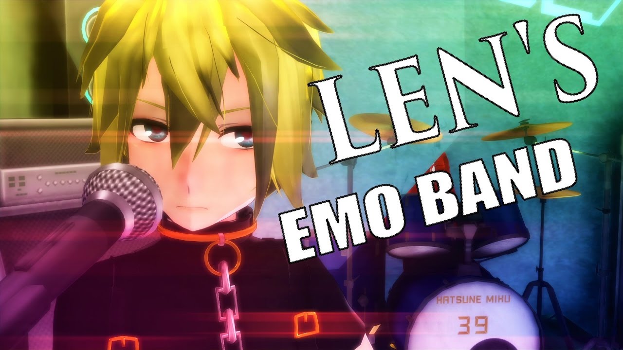 【MMD//Shorts】Len's Emo Band! - YouTube