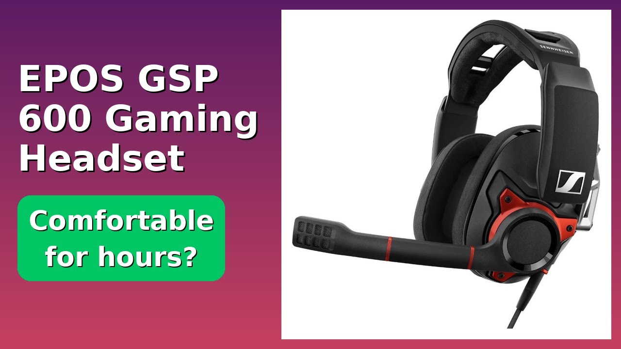 REVIEW (2026): EPOS GSP 600 Gaming Headset. Features. - YouTube