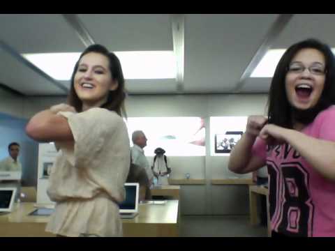 Dancing in Apple Store - YouTube