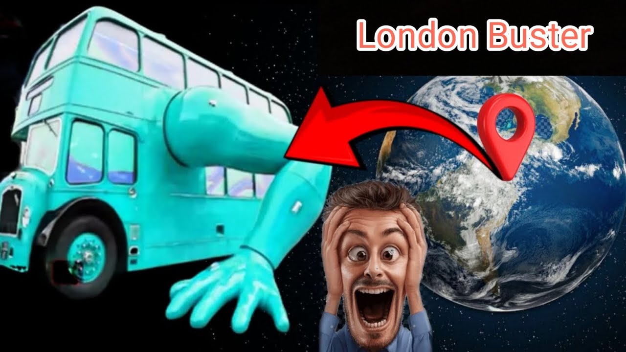 Blue London Buster Bus Is Real On Google Earth Map Videos..... - YouTube