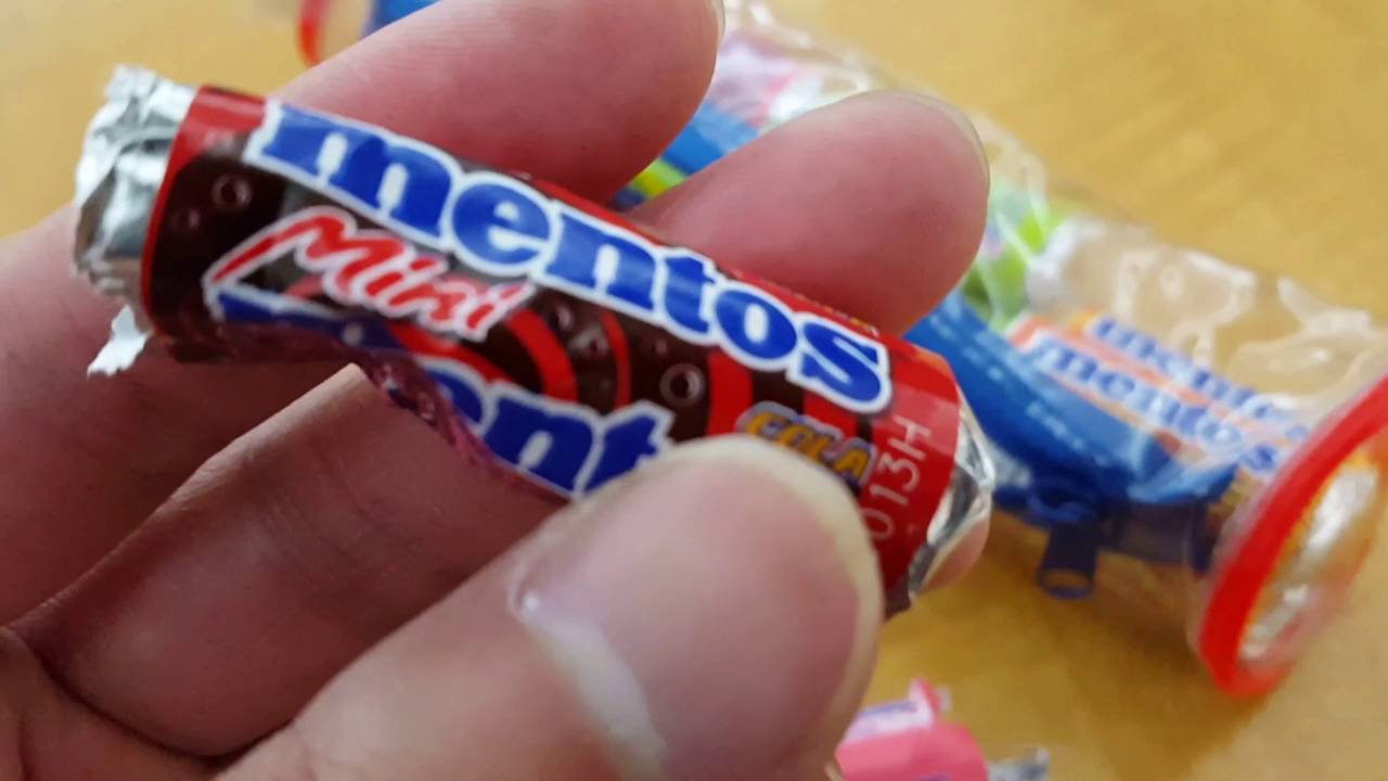 FUN+TASTY: Mentos Cola?! and Fruit Mix flavored candy - YouTube