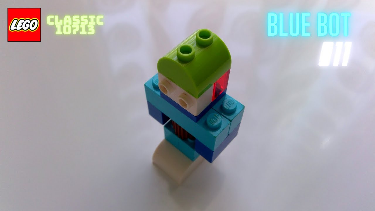 Lego Classic 10713 Blue Bot Building Instructions 011 - YouTube