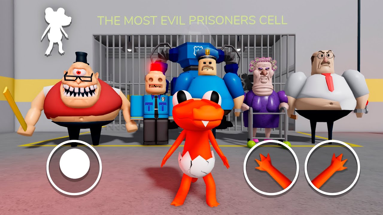 BABY ORANGE SPEED RUN 6 SCARY OBBY: NEW BARRY'S PRISON, RAINBOW FRIENDS ...