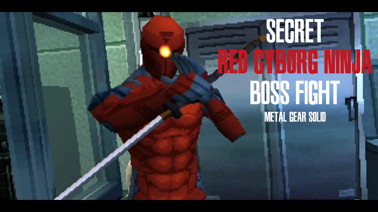 SECRET RED CYBORG NINJA BOSS FIGHT - No Damage [with full cutscenes ...