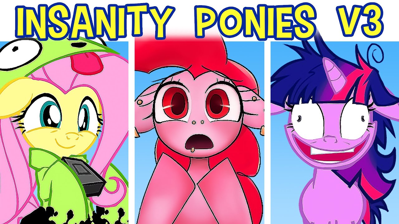 Friday Night Funkin' VS Elements Of Insanity V3 | My Little Pony ...