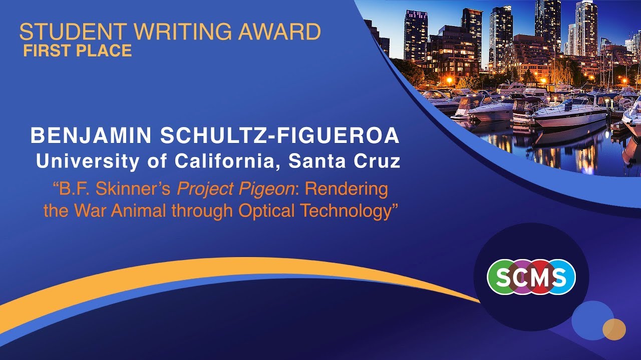 SCMS 2018 Student Writing Award First Place Winner Benjamin Schultz ...