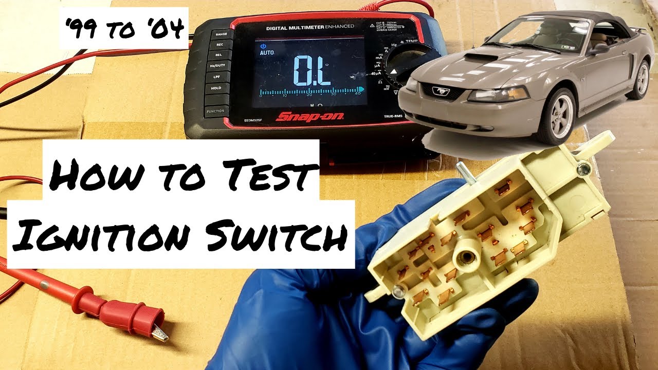 How to Test a Mustang Ignition Switch (99 to 04) - YouTube