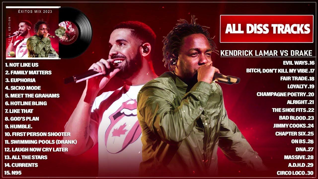 Kendrick Lamar vs Drake All Diss Tracks in Order Playlist 2024 With Lyrics - YouTube Music