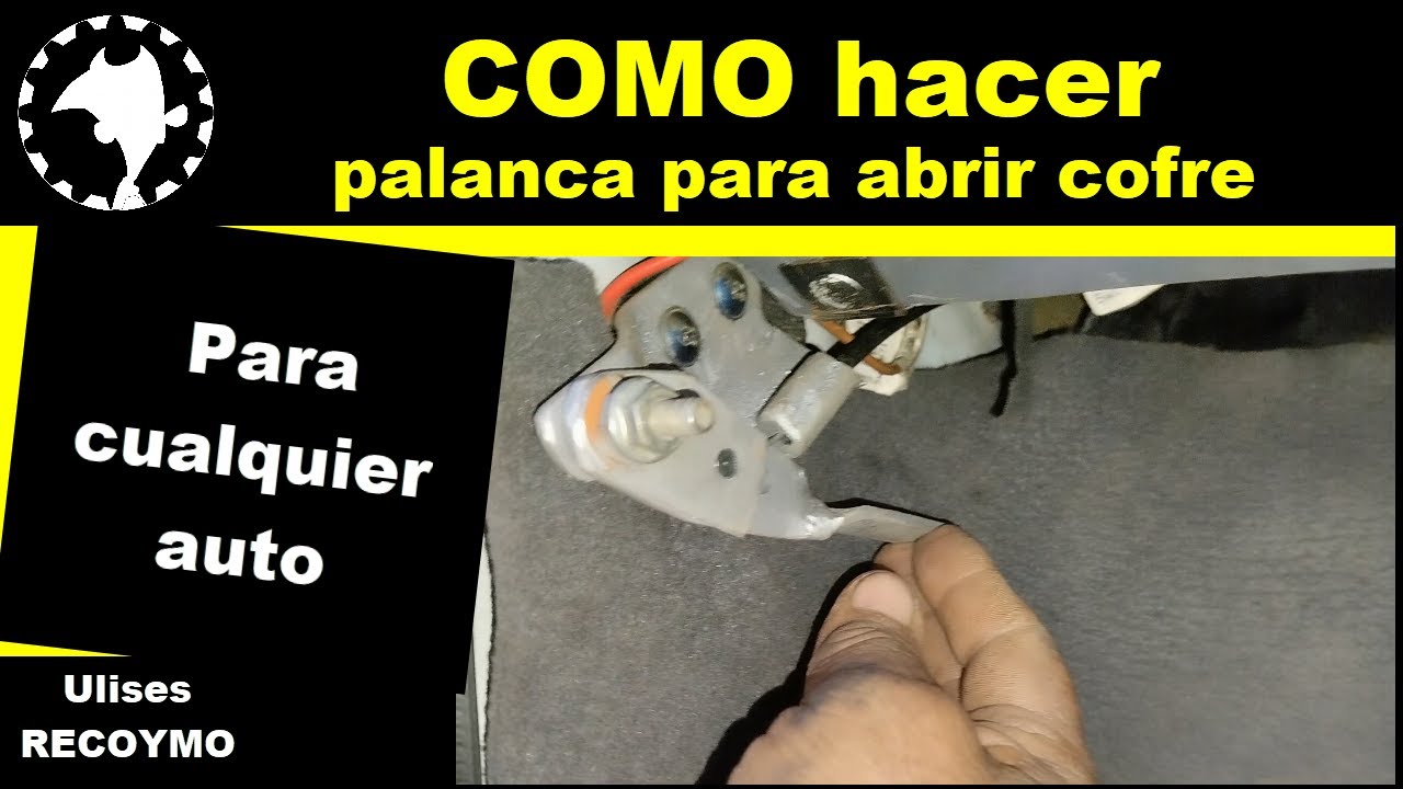 COMO hacer palanca para abrir cofre - YouTube