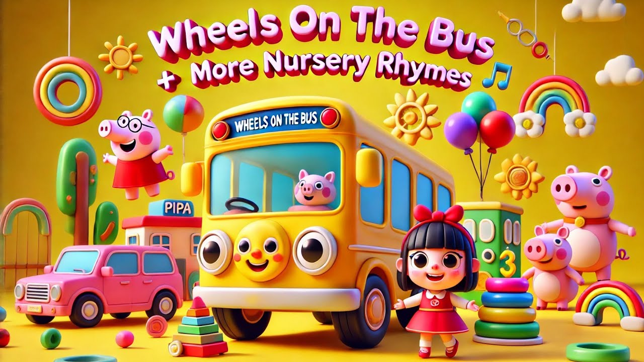 All Aboard!The Bus Song for Kids with WheelsOn The Bus + More Best ...