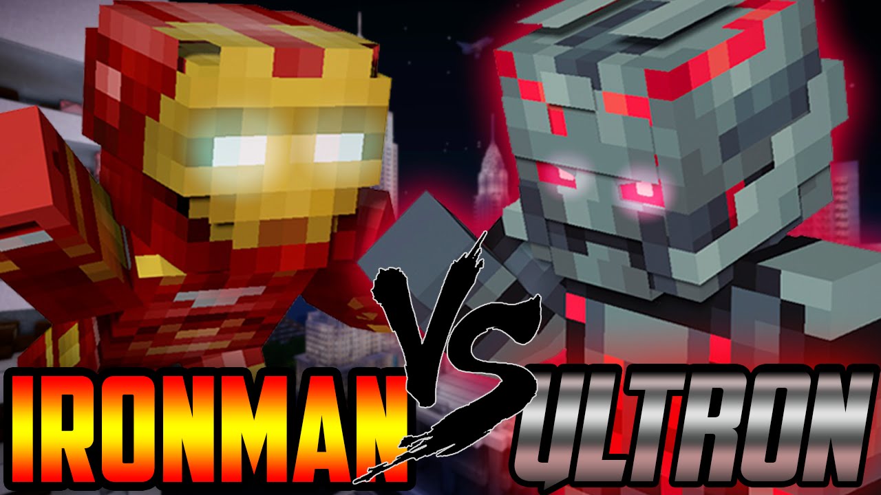 Minecraft Avengers: Iron Man vs ULTRON! - YouTube